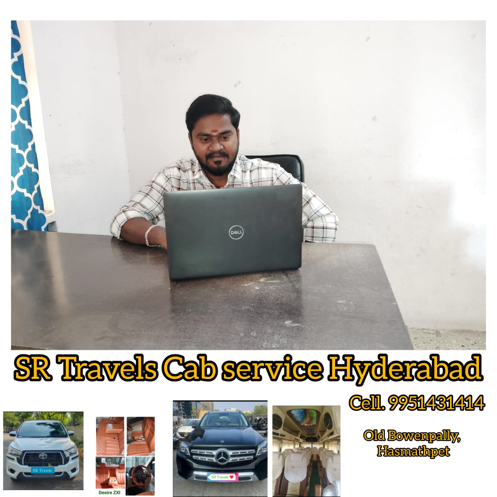 SR Travels Cab Service Hyderabad - Reliable, Safe & Affordable